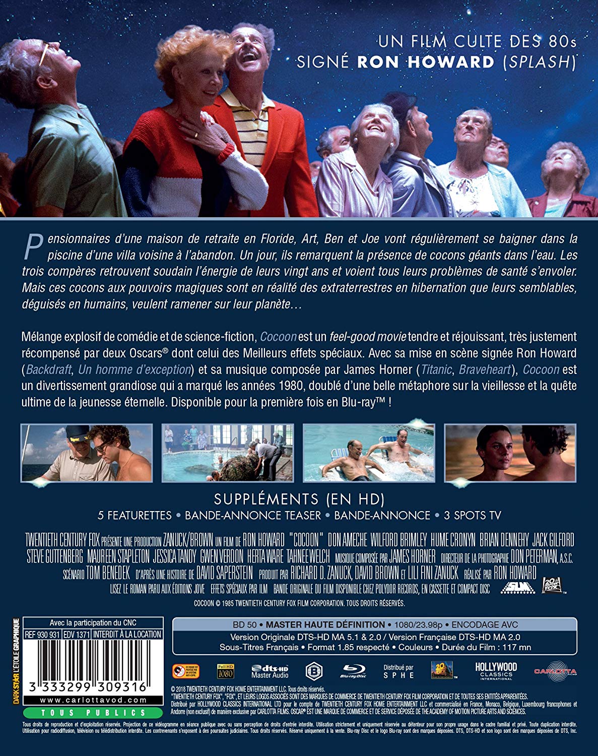 Cocoon Blu-ray (Amaray) - Bluecats