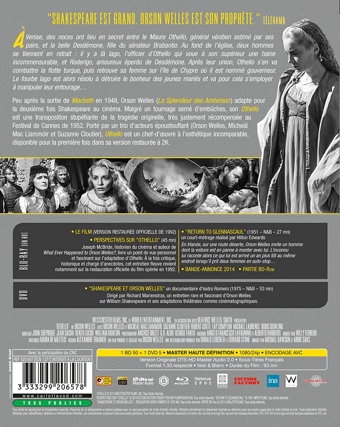 Othello Blu-ray (Amaray) - Bluecats
